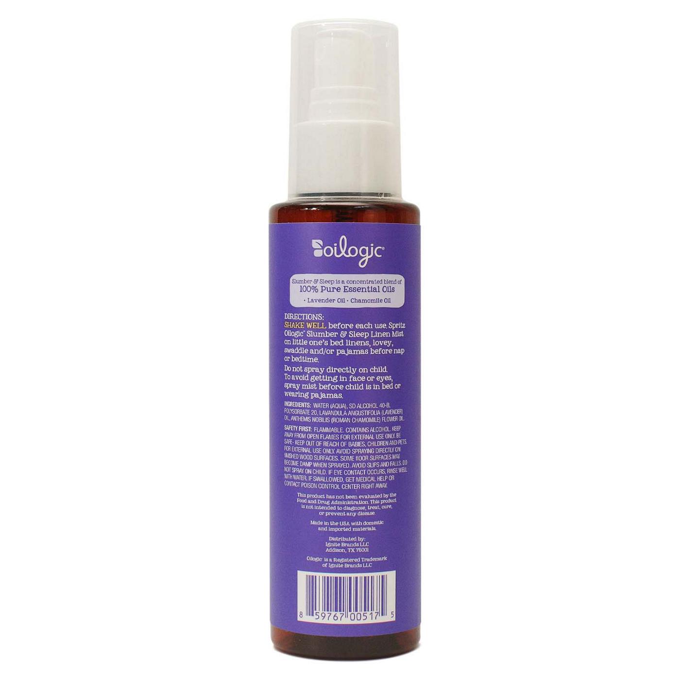 Oilogic Baby Slumber & Sleep Essential Oil Linen Mist - Shop Essential ...