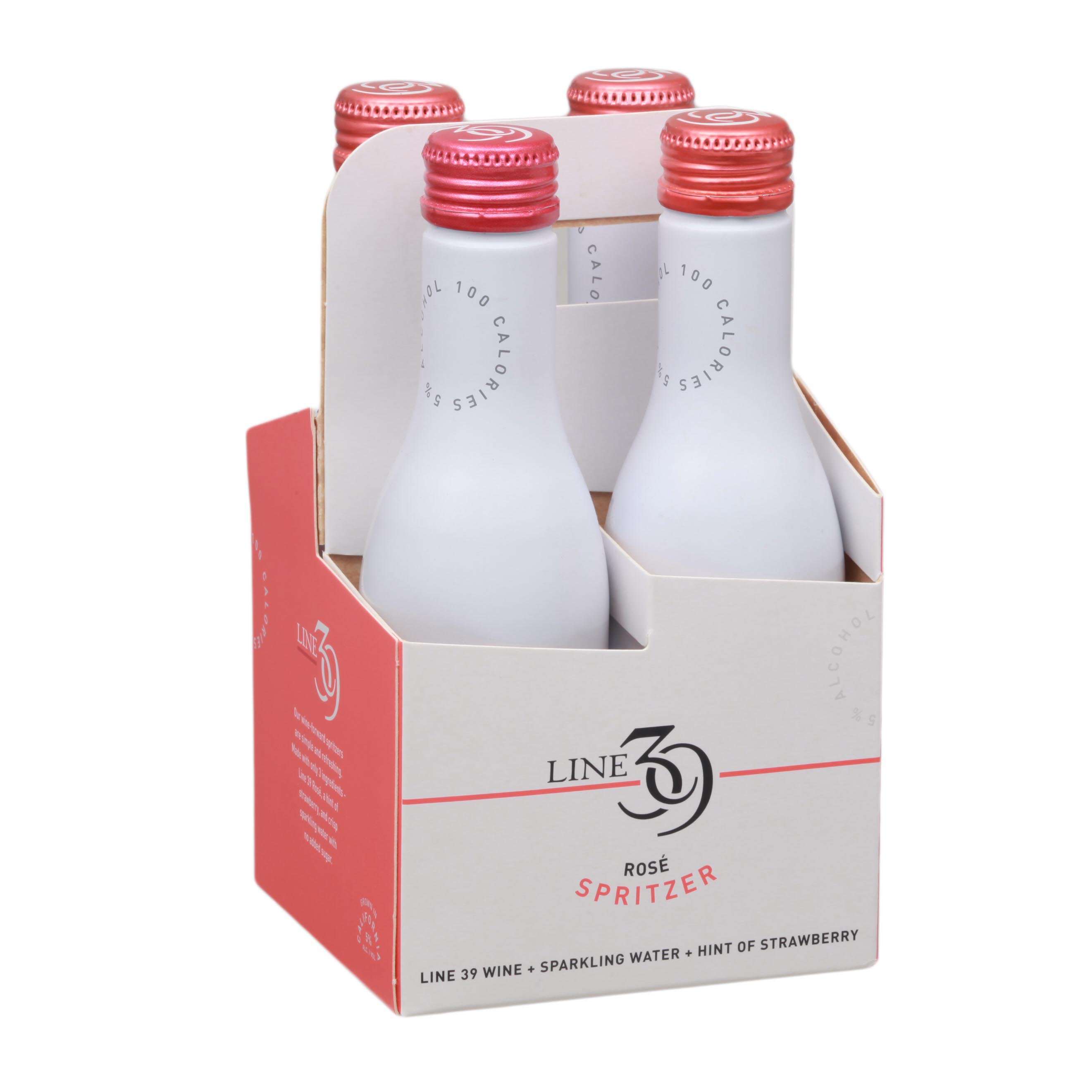 Line 39 Hint Of Strawberry Rose Spritzer 4 pk Bottles - Shop Wine at H-E-B
