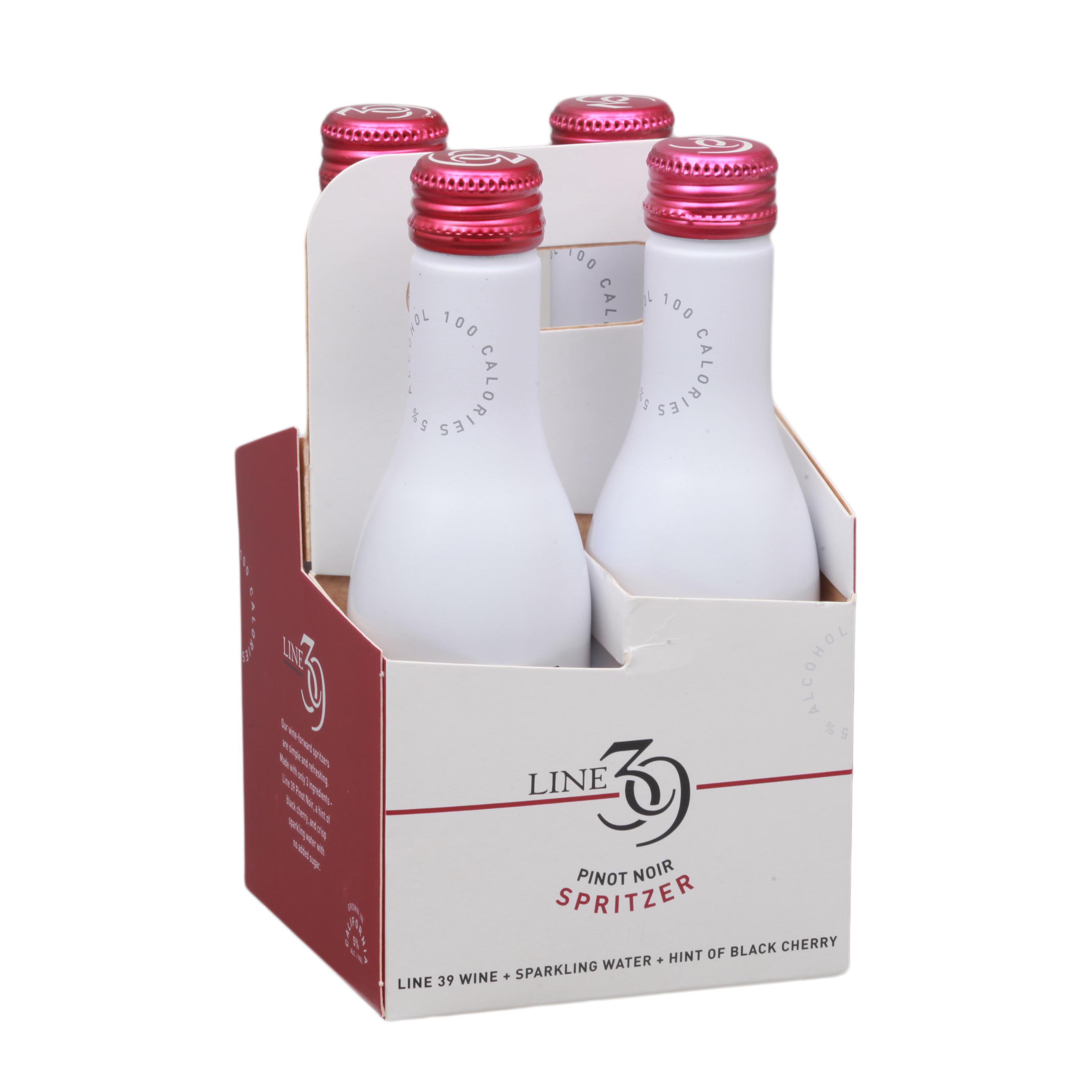 Line 39 Hint Of Black Cherry Pinot Noir Spritzer 250 mL Bottles - Shop ...