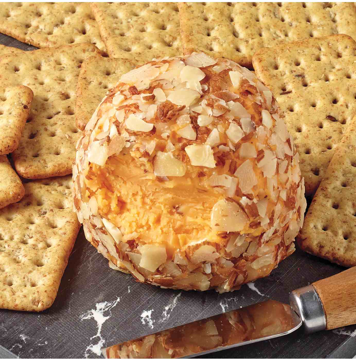 H-E-B Deli Cheese Ball – Sharp Cheddar Almond - Shop Cheese at H-E-B
