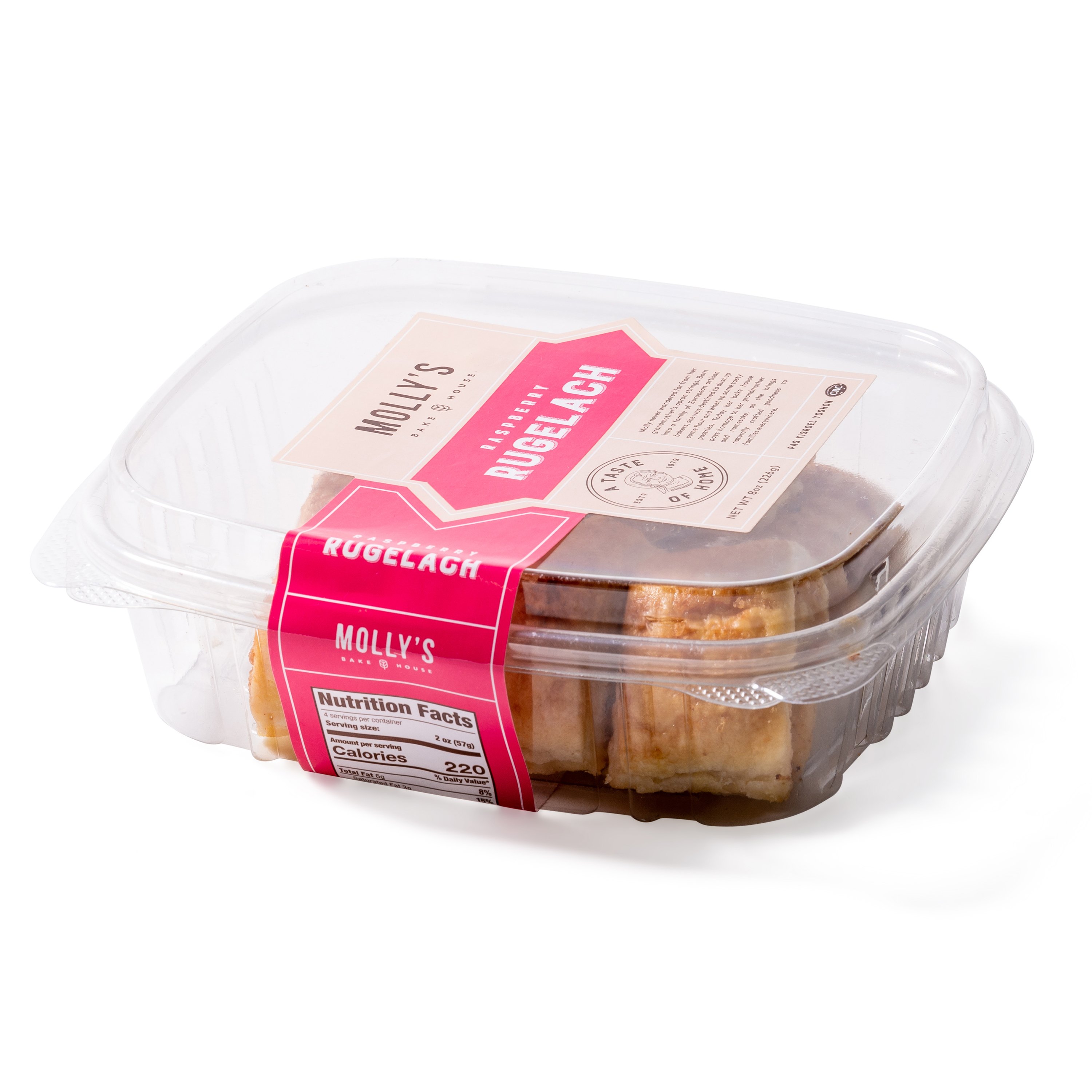 Molly's Bakehouse Raspberry Rugelach Pastries - Shop Cookies at H-E-B