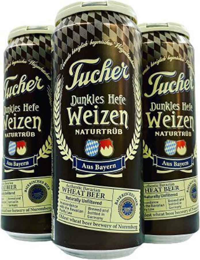Tucher Dunkles Hefe Weizen 4 pk Cans - Shop Beer at H-E-B