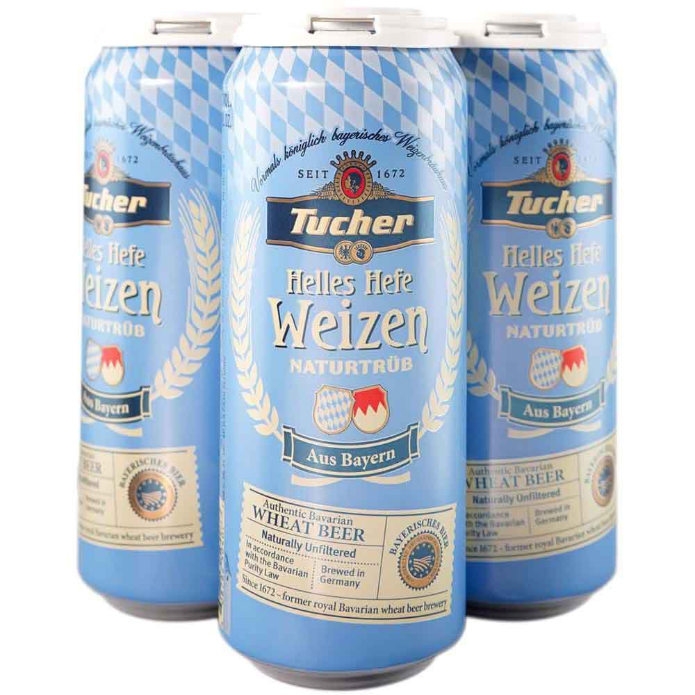 Tucher Helles Hefe Weizen Beer 16 oz Cans - Shop Beer at H-E-B