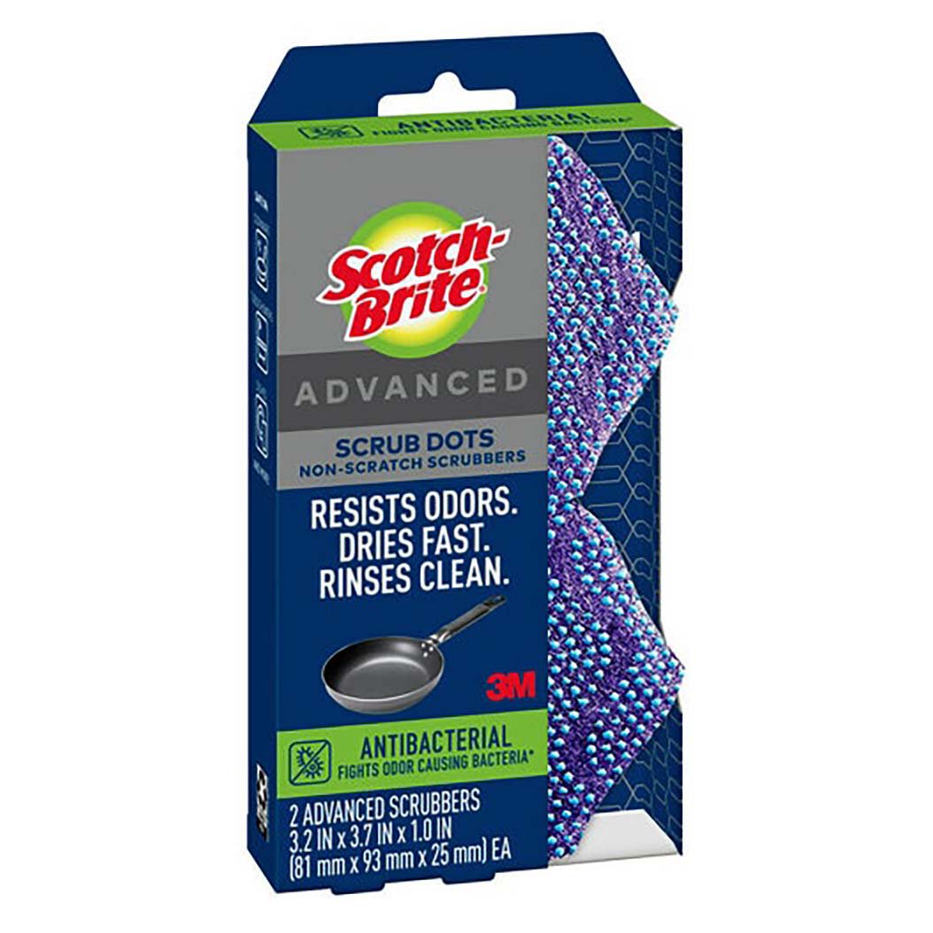 Scotch-Brite Advanced Scrub Dots Non-Scratch Scrubbers - Shop Sponges ...