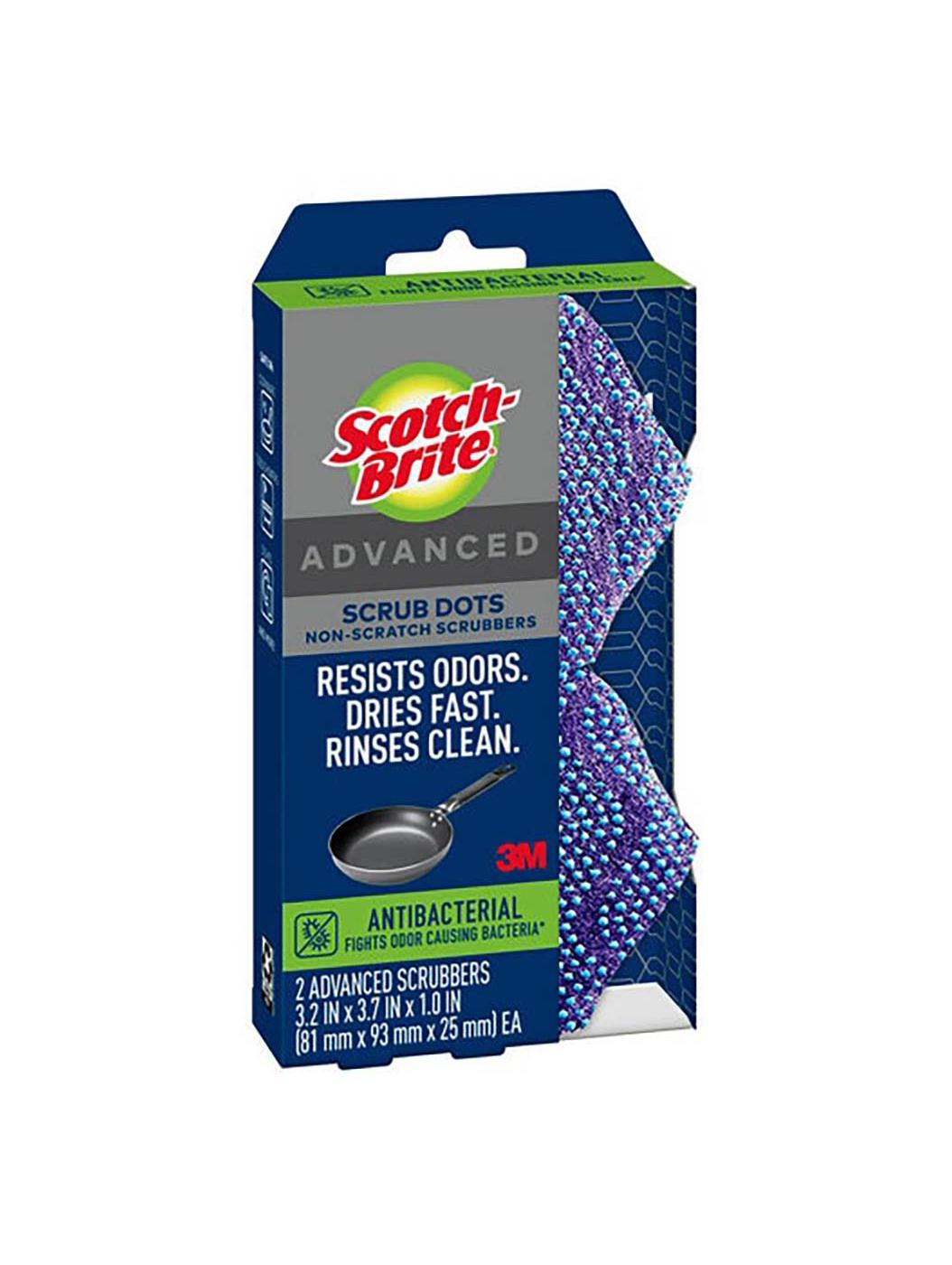 Scotch-Brite Advanced Scrub Dots Non-Scratch Scrubbers - Shop Sponges ...