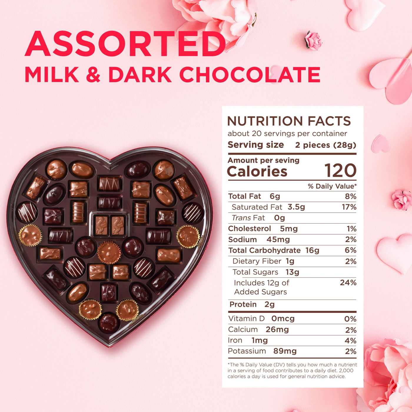 Whitman's Sampler Assorted Chocolates Valentine's Velvet Heart Gift Box ...