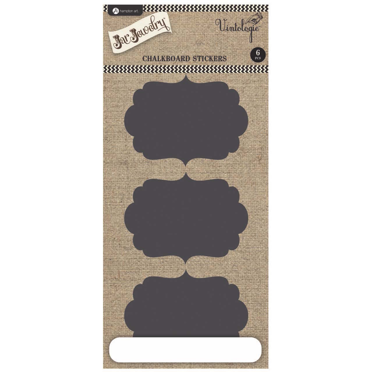 Hampton Art Jar Jewelry Chalkboard Stickers with Chalk - Shop Adhesives ...
