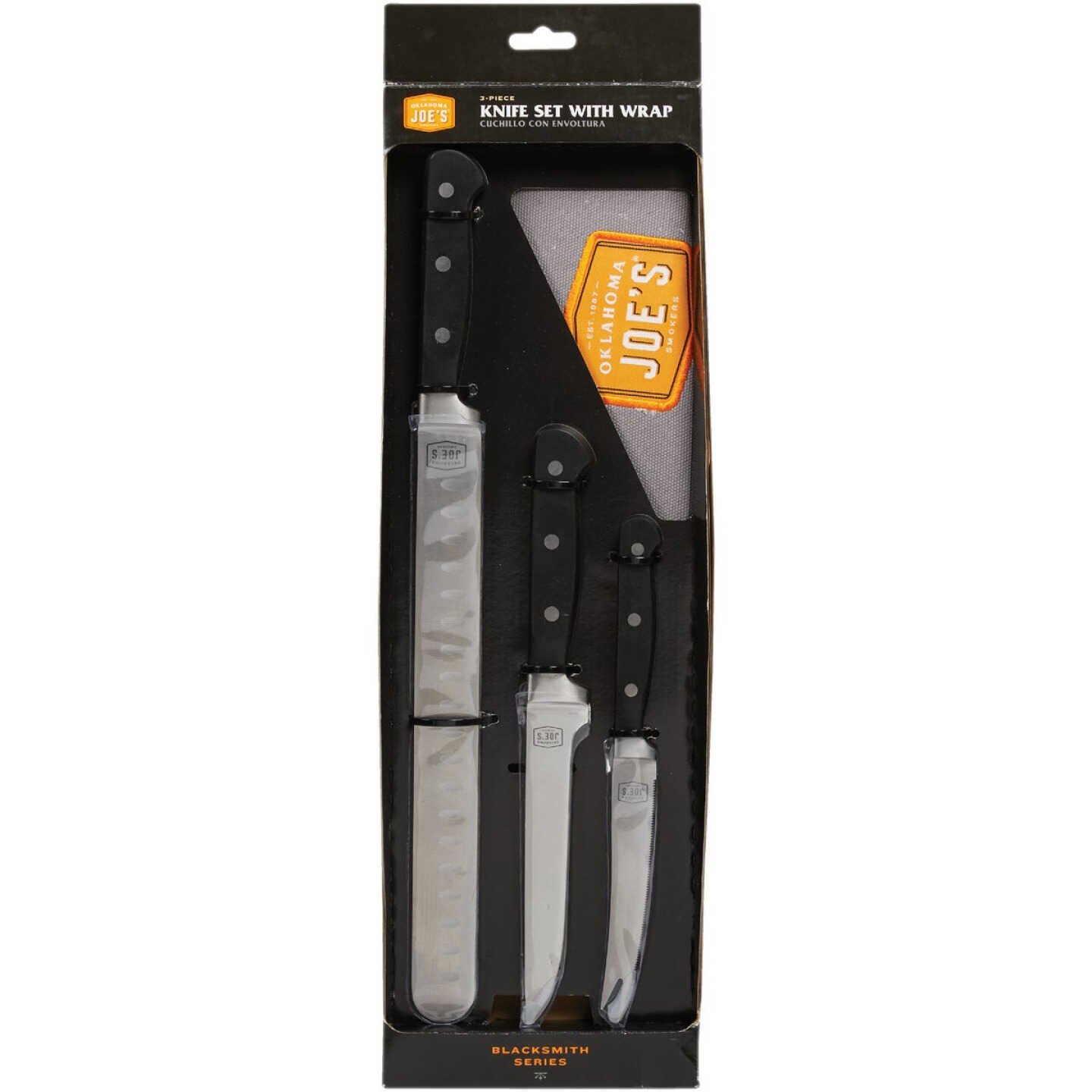 Oklahoma Joe's Blacksmith Knife Set with Wrap - Shop Cookware ...