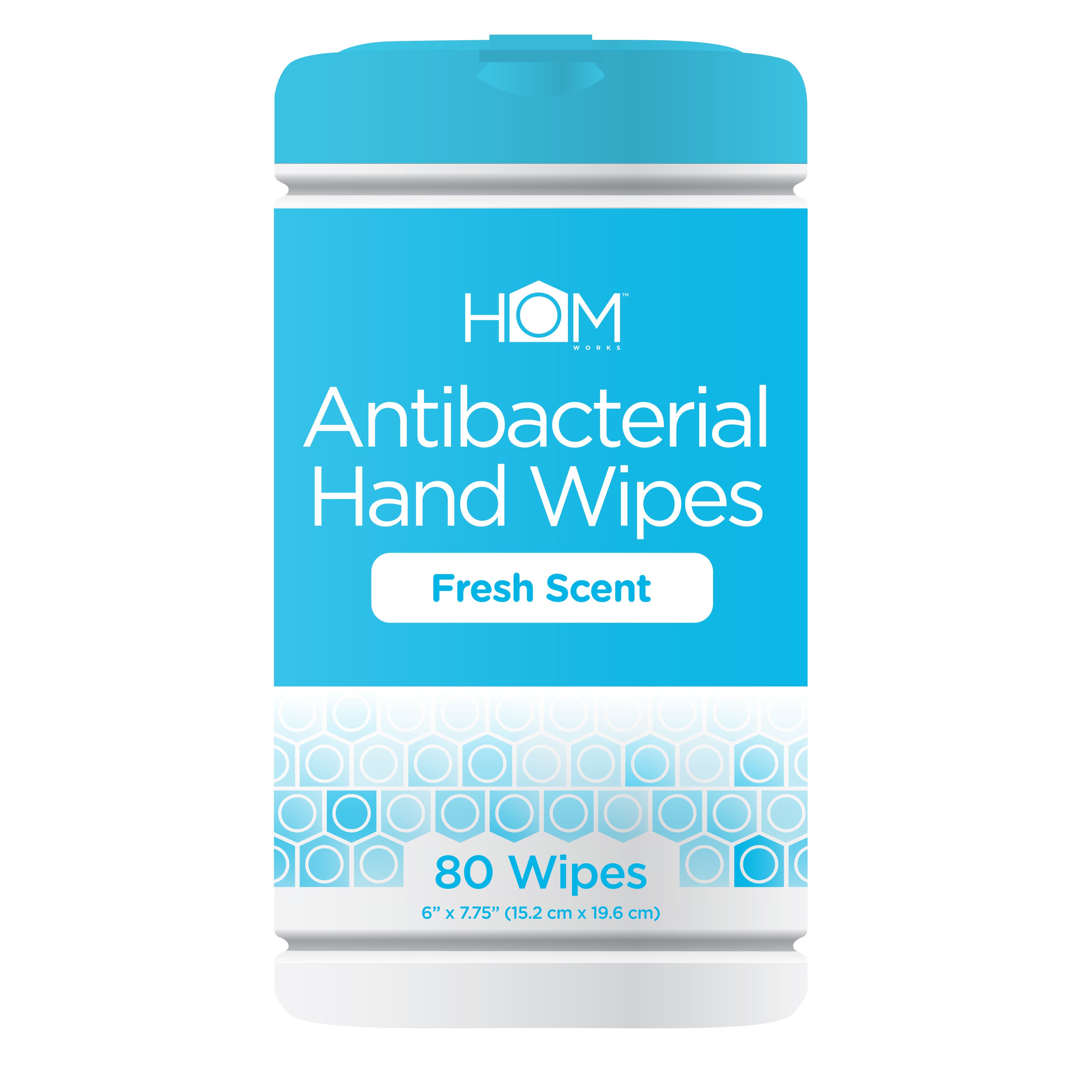 Hom Works Antibacterial Hand Wipes - Fresh Scent - Shop Accessories at ...