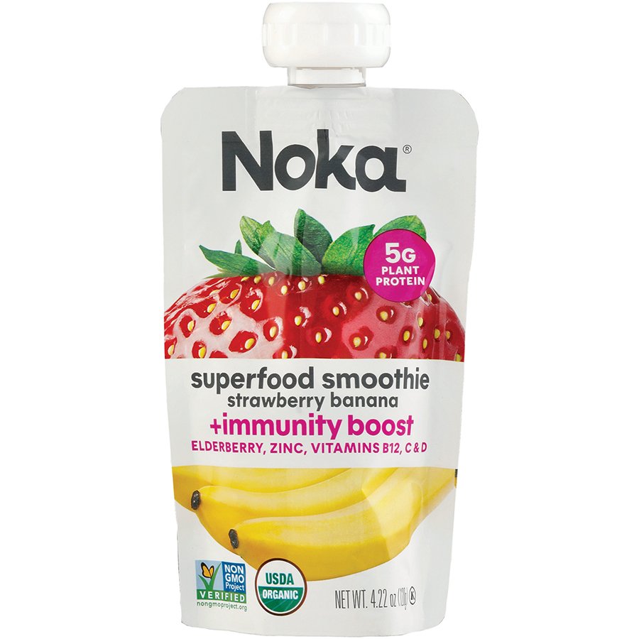 Noka Strawberry Banana Superfood Smoothie - Shop Mixed fruit at H-E-B