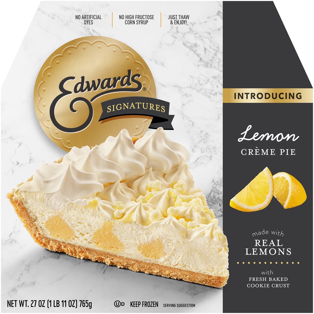 Edwards Signatures Frozen Whole Lemon Creme Pie - Shop Desserts ...