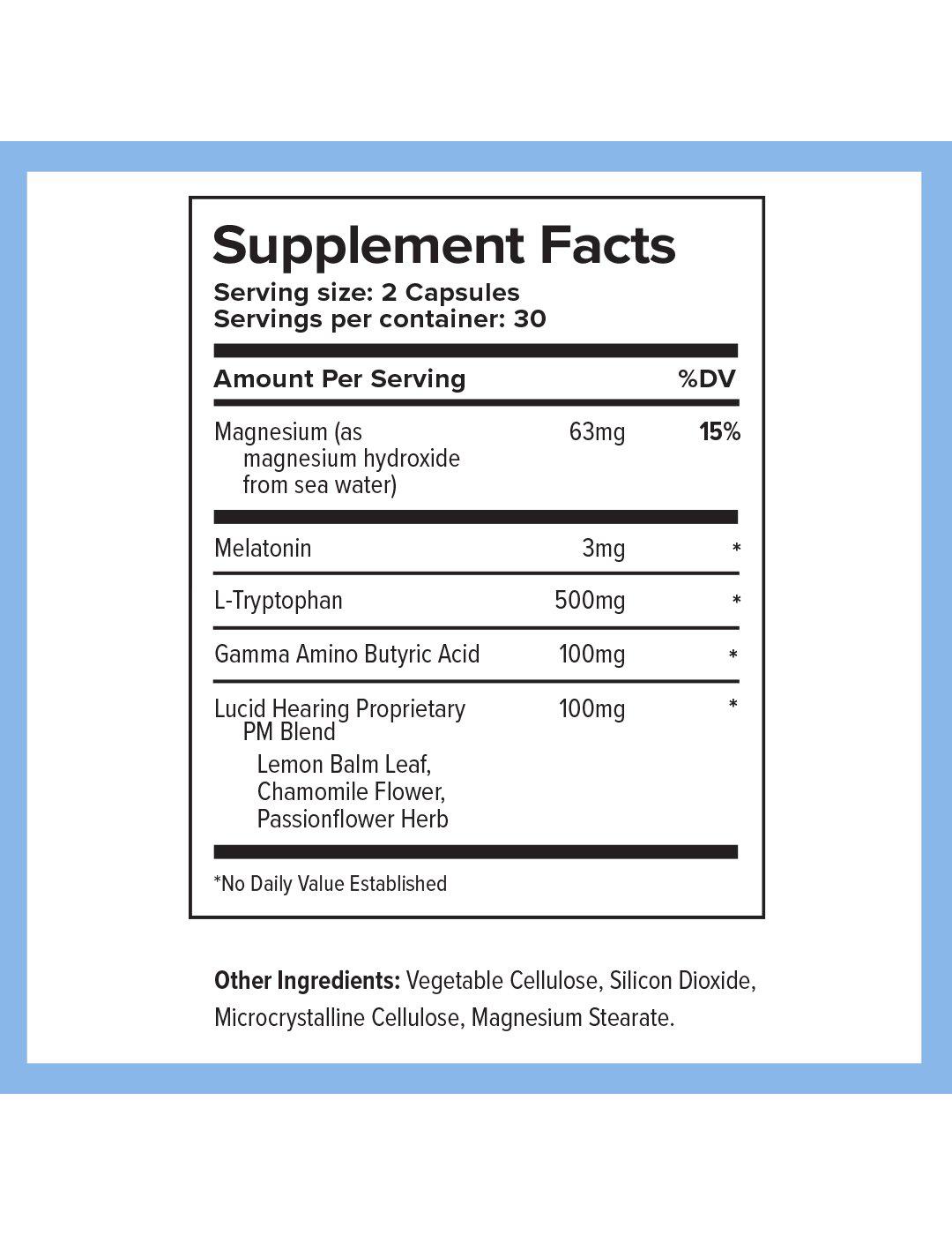 Lucid Wellness Hearing PM Capsules - Shop Ear wash & drops at H-E-B