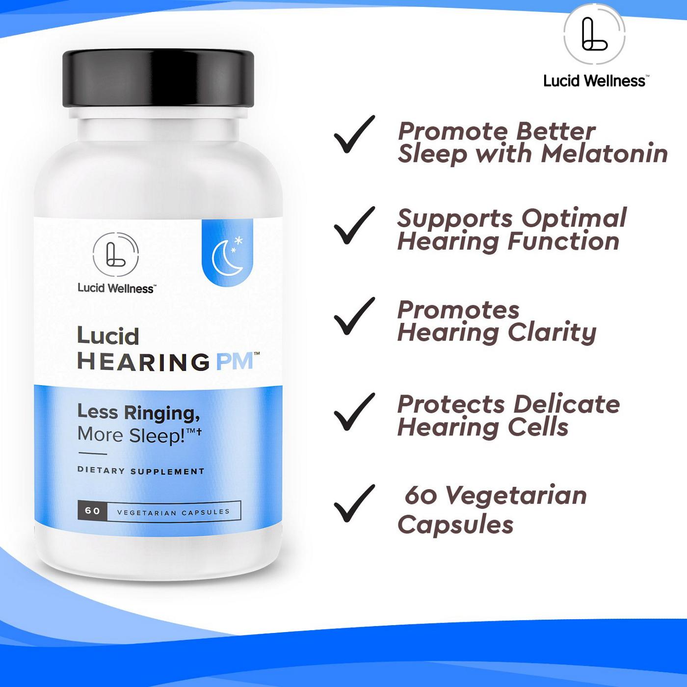 Lucid Wellness Hearing PM Capsules - Shop Ear wash & drops at H-E-B