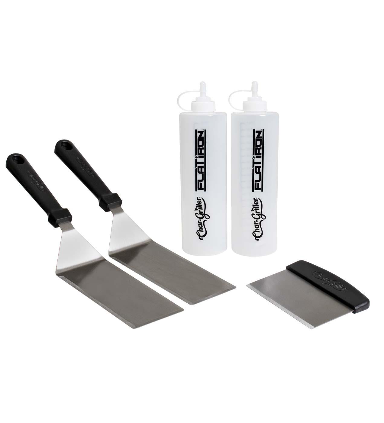 Char-Griller Flat Iron Griddle Starter Kit - Shop Grill accessories at ...