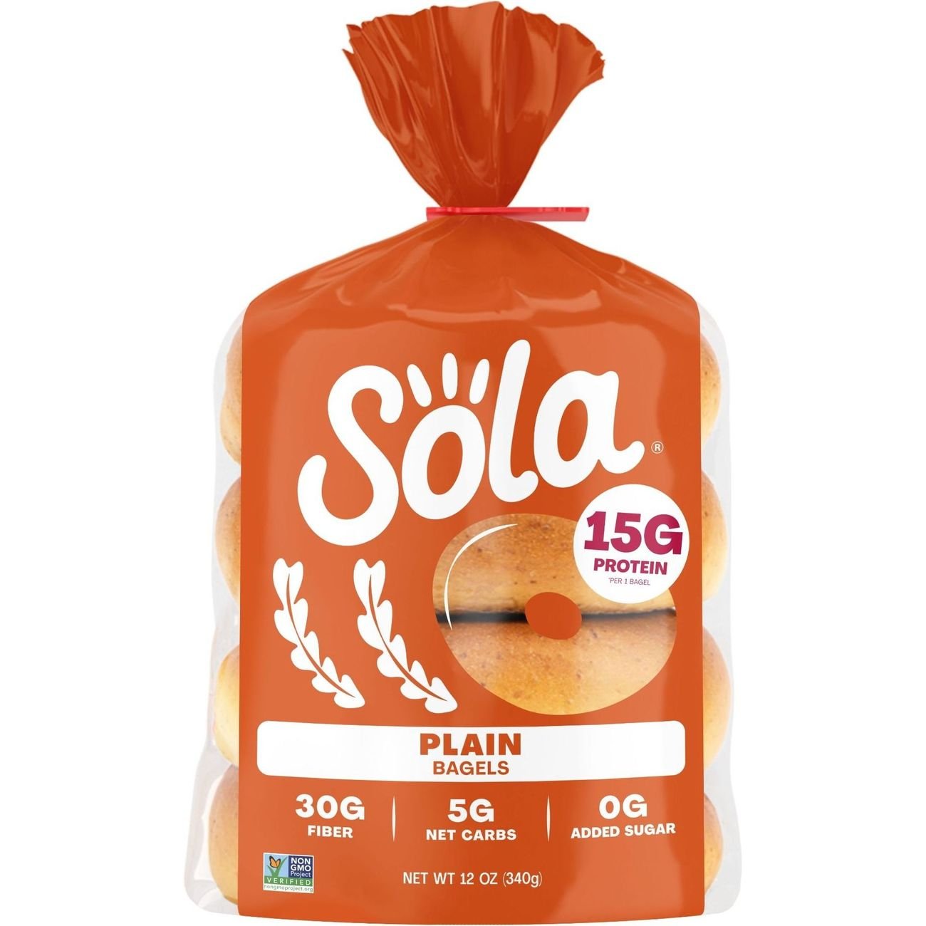 Sola 15g Protein Plain Bagels - Shop Bagels at H-E-B