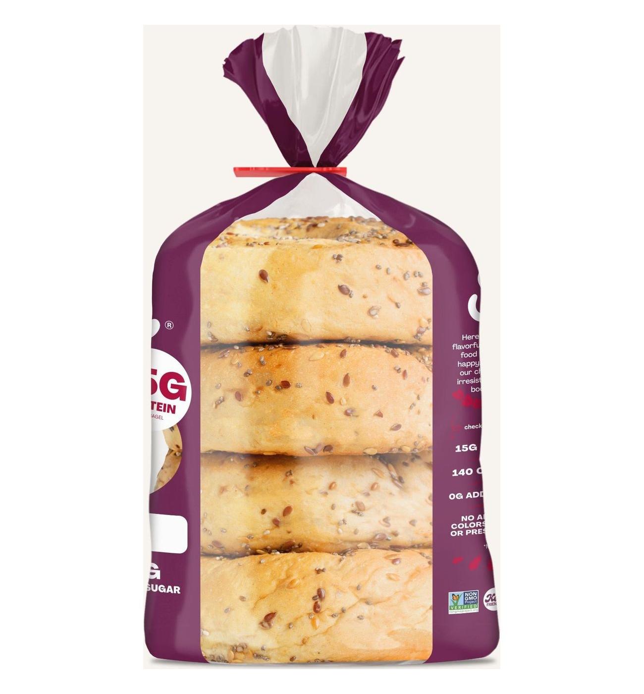 Sola 15g Protein Everything Bagels - Shop Bagels at H-E-B