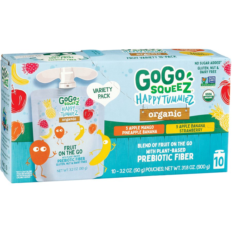 GoGo squeeZ Happy Tummiez Fruit On the Go Variety Pack - Shop Canned ...
