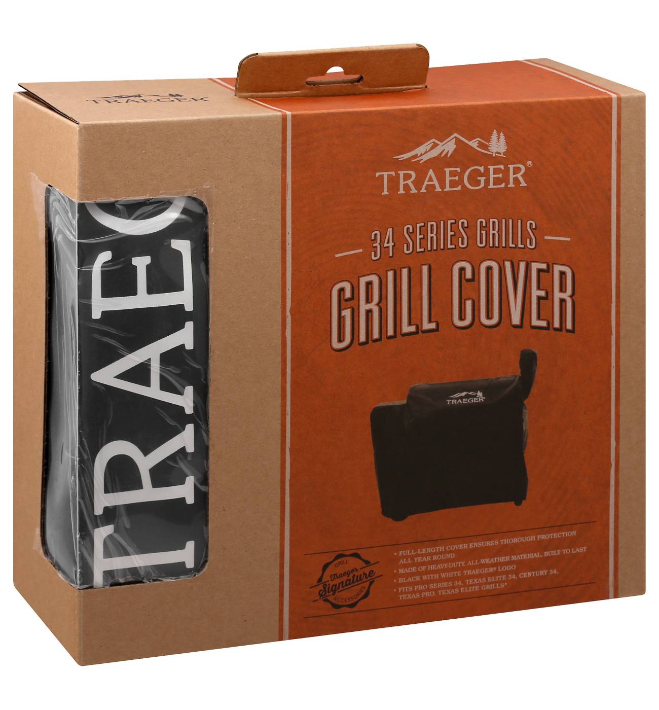 Traeger 34 Series Full Length Grill Cover - Black - Shop Grill ...
