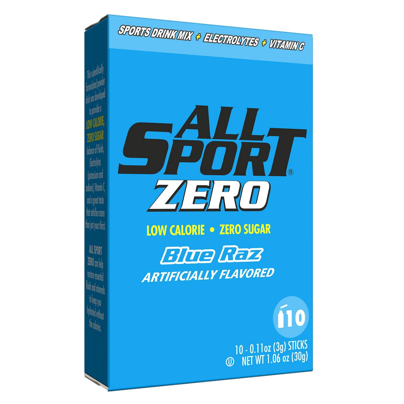 All Sport Zero Blue Raz Drink Mix - Shop Mixes & flavor enhancers at H-E-B