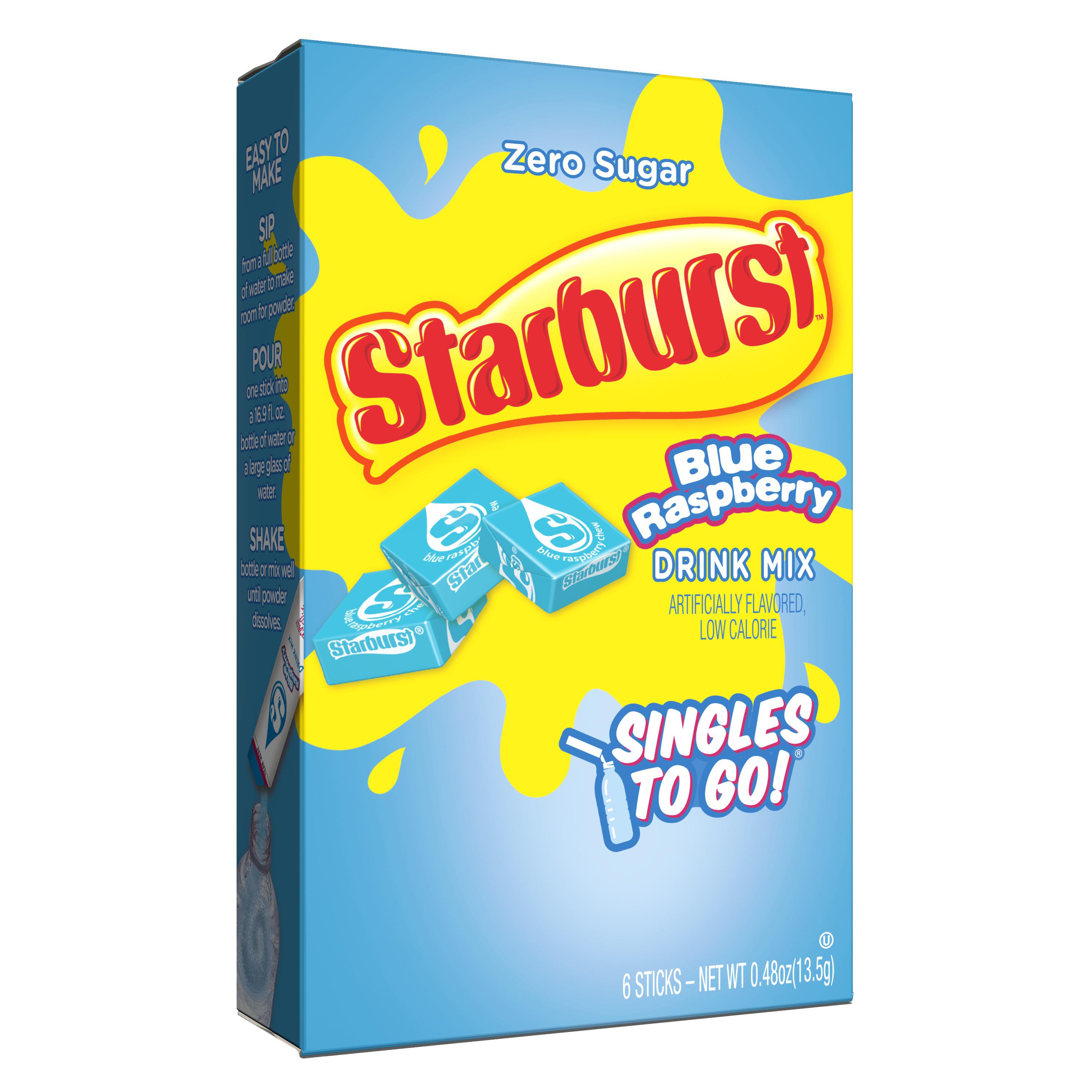 Starburst Blue Raspberry Zero Sugar Drink Mix - Shop Mixes & flavor ...