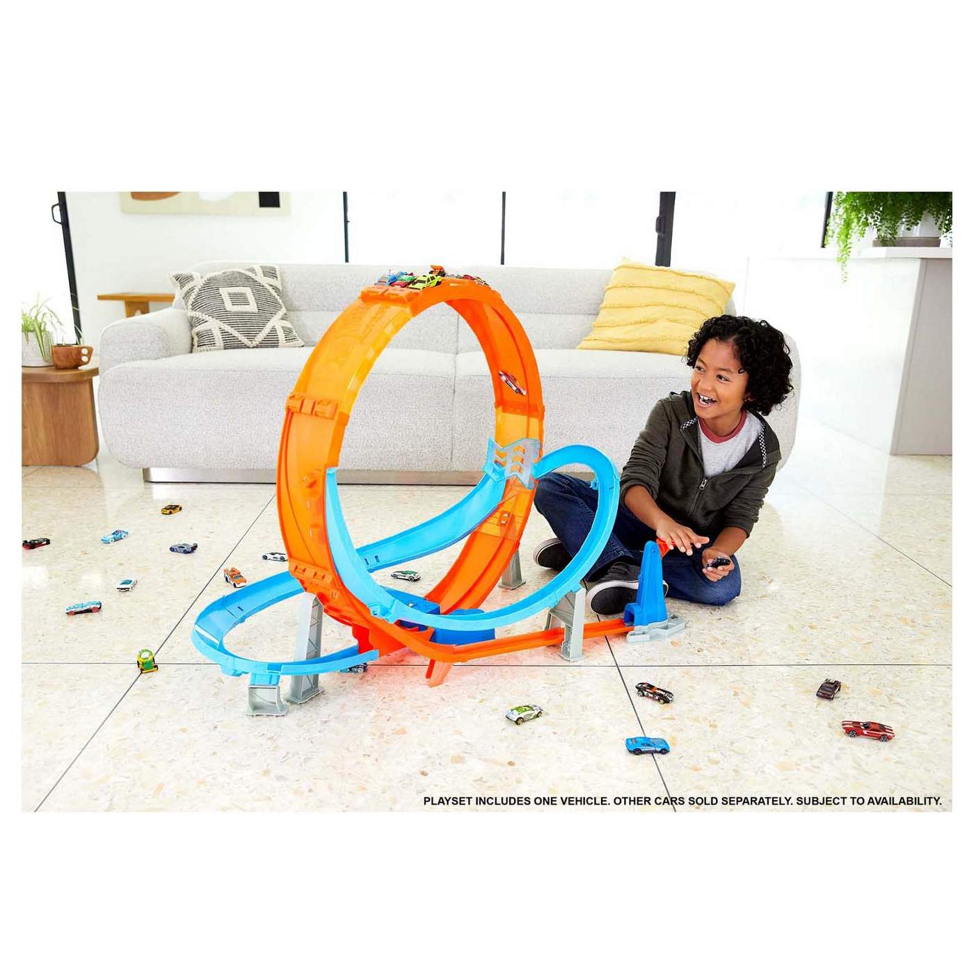 Hot Wheels Massive Loop Mayhem Track Set - Shop Toy vehicles at H-E-B