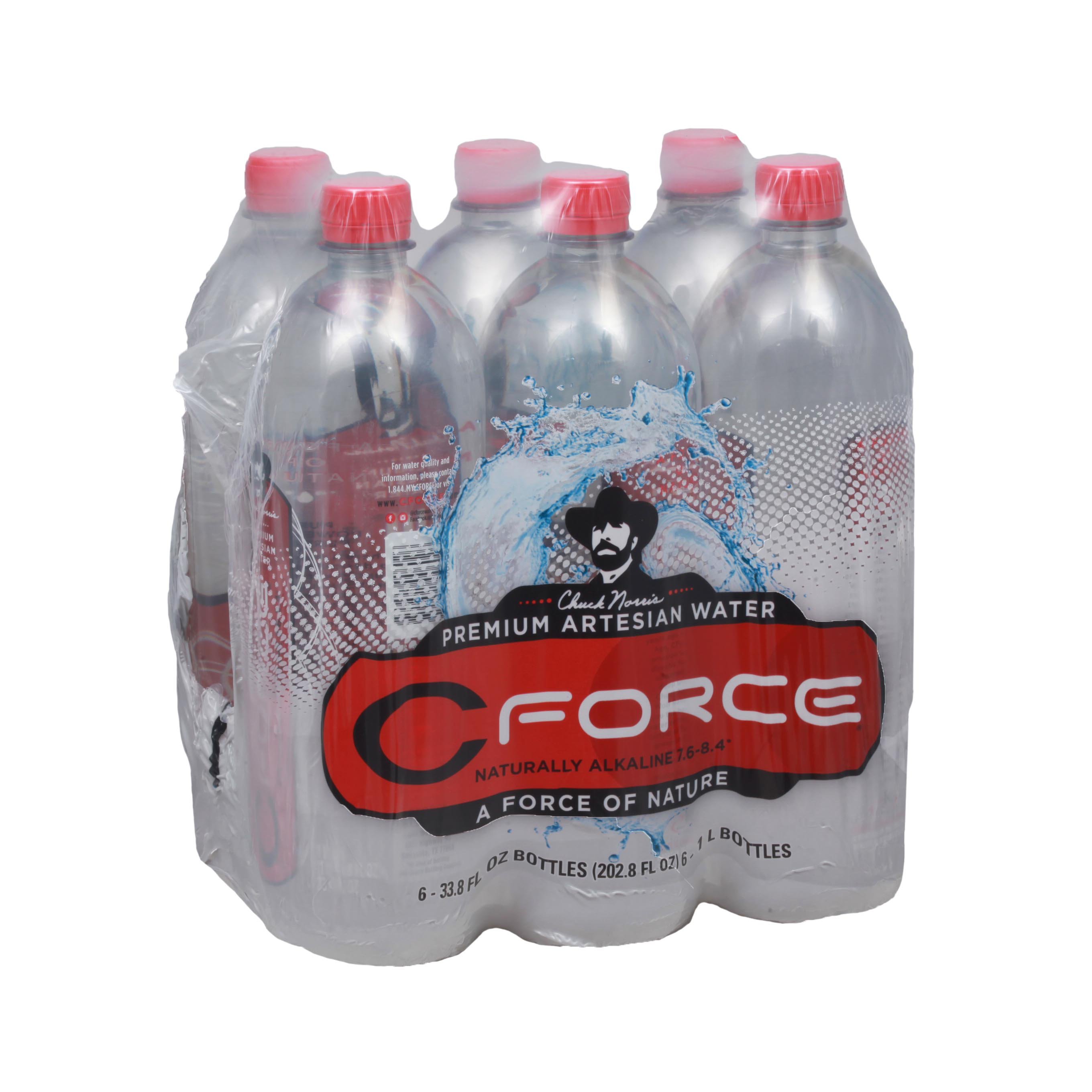 C Force Premium Artesian Water 6 pk Bottles - Shop Water at H-E-B