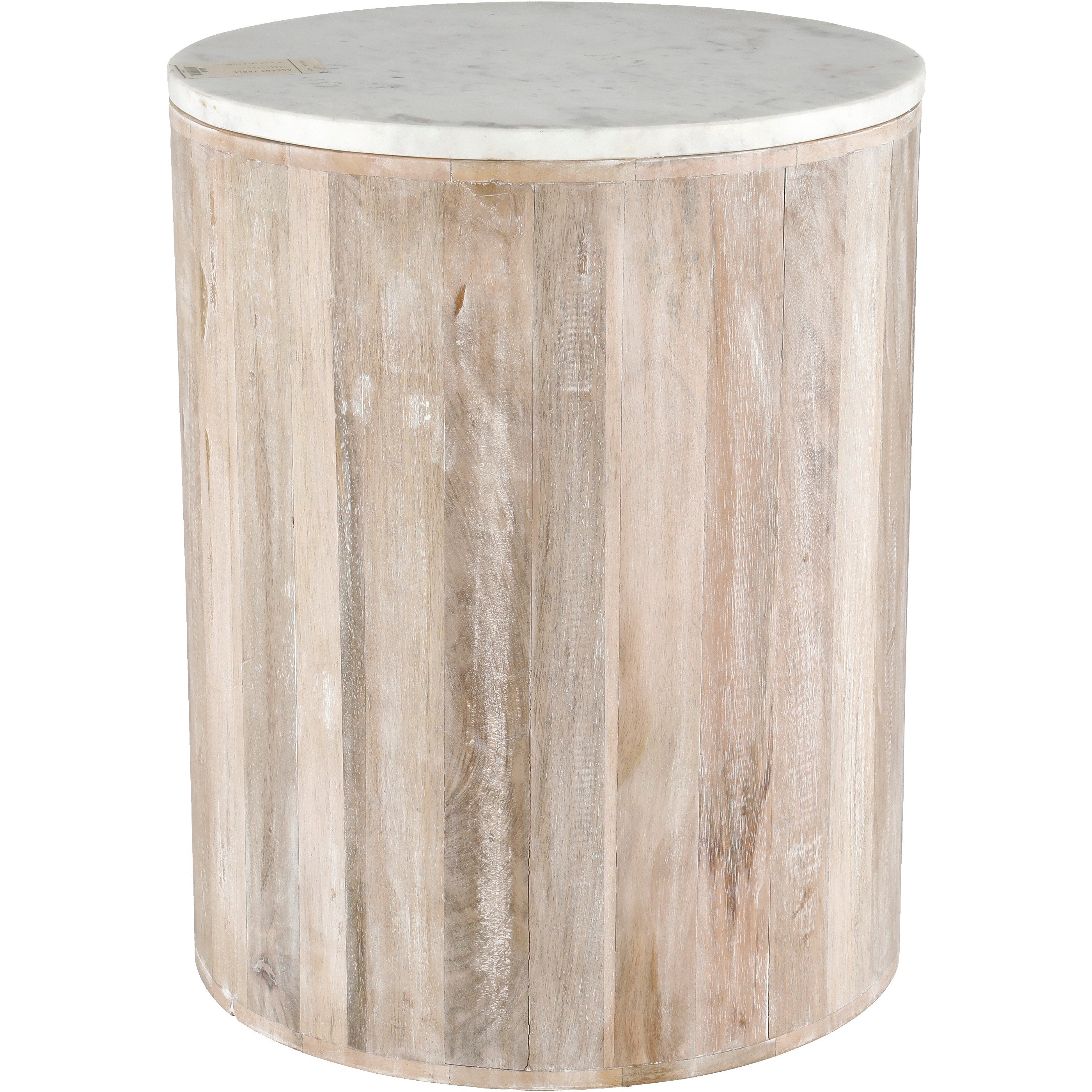 Haven + Key Wooden Accent Table with Marble Top - Shop Seasonal decor ...