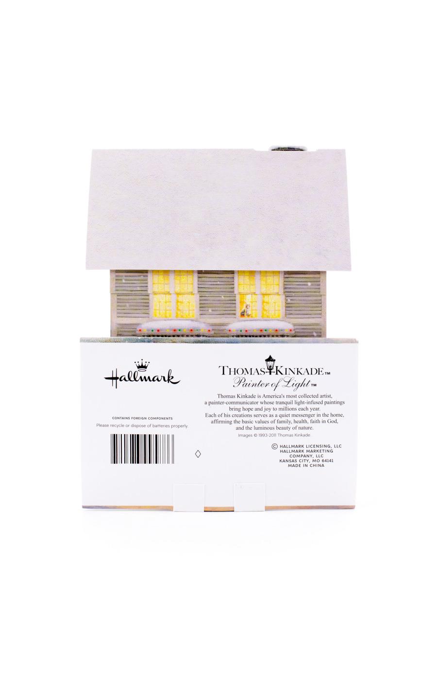 Hallmark Thomas Kinkade House Musical Christmas Pop Up Card with Lights ...