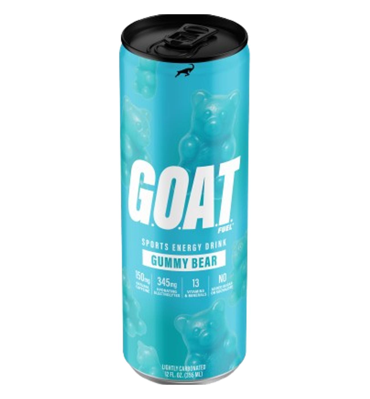 G.O.A.T. Fuel Zero Sugar Energy Drink - Gummy Bear - Shop Sports ...