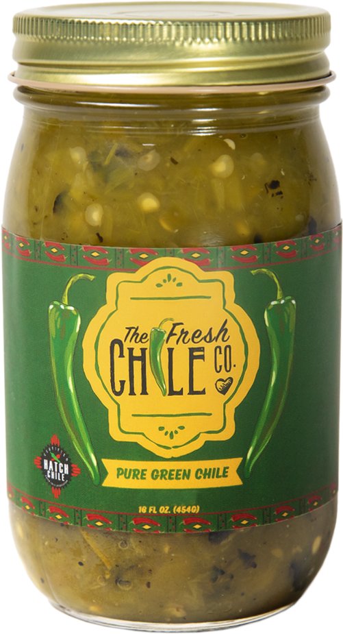 The Fresh Chile Co. Hot Pure Green Chile Roast Salsa, 16 oz | Central ...