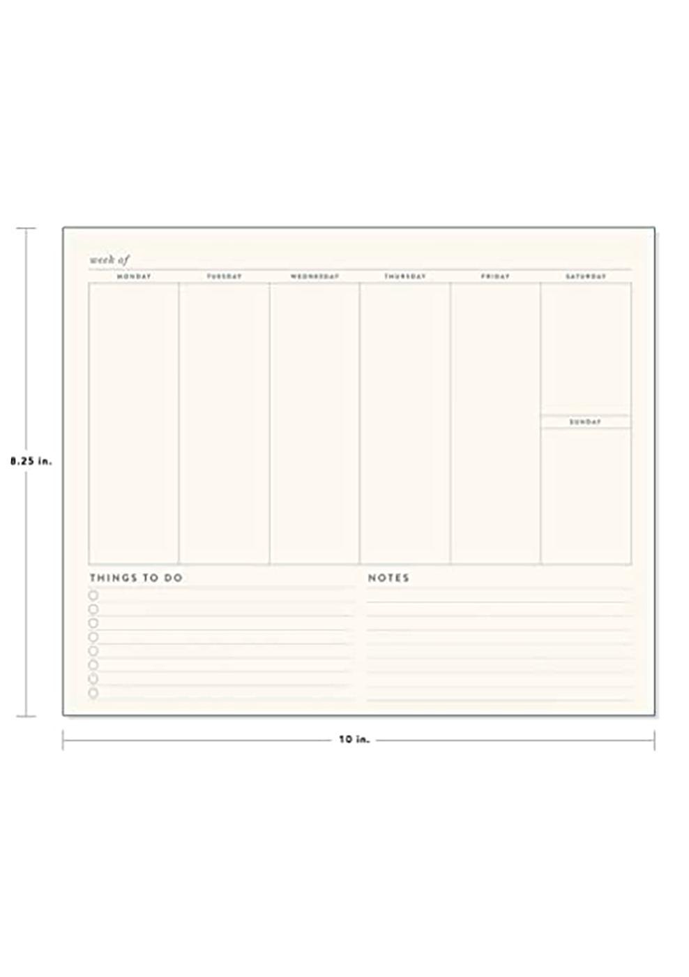 Eccolo The Weekly Plan Spiral Desktop Planner - Shop Planners ...
