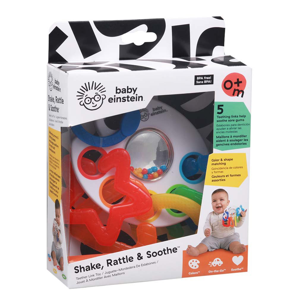Baby Einstein Shake Rattle and Soothe Teether Link Toy - Shop Baby toys ...