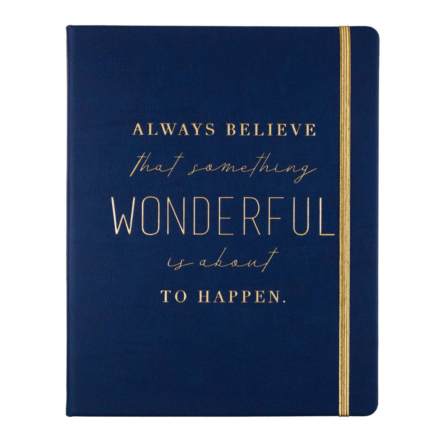 Eccolo Blue Always Believe Desk Size Journal - Shop Notebooks at H-E-B