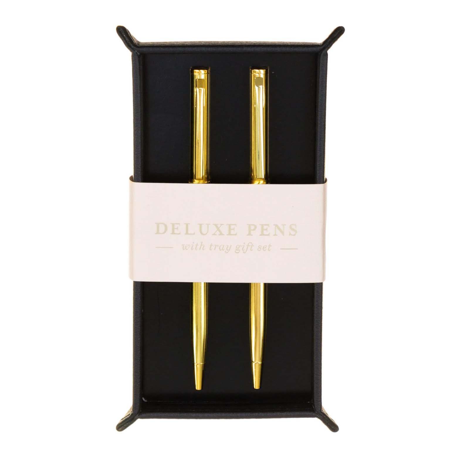 Eccolo Deluxe Black Pens with Tray Gift Set - Shop School & Office ...