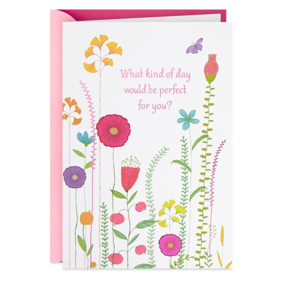 Hallmark Perfect Day for You Birthday Card - E17 - Shop Invites & thank ...