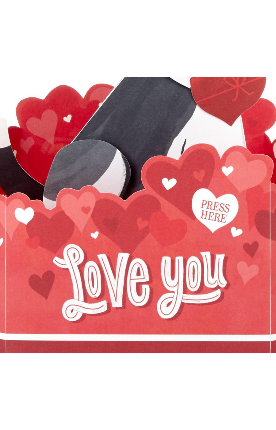 Hallmark Dog Paper Wonder Pop Up Valentine's Day Card with Sound ...