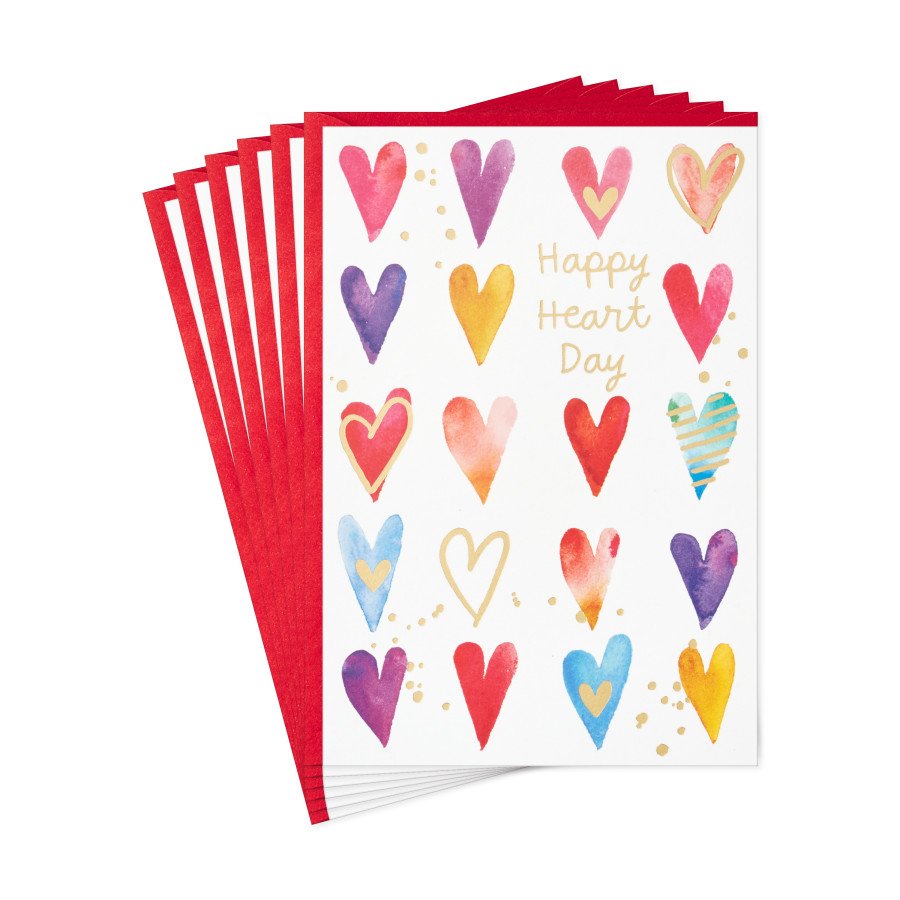 Hallmark Happy Heart Day Valentine's Cards with Envelopes - S13 - Shop ...