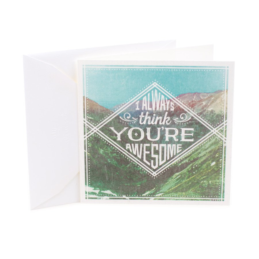 Hallmark Studio Ink Awesome In Writing Birthday Card - E11 - Shop ...