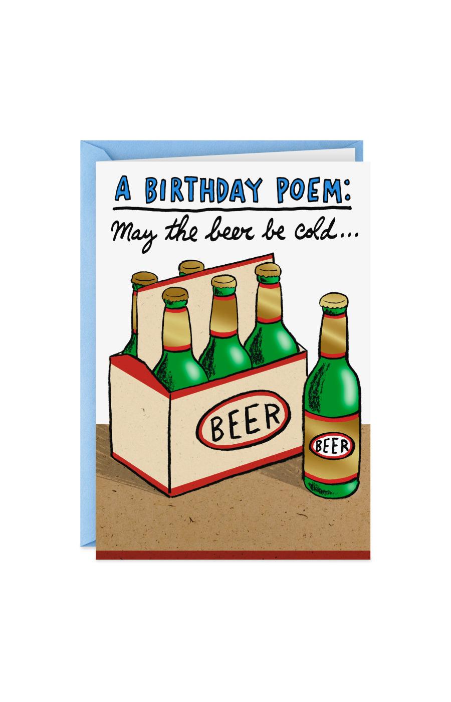 Hallmark Shoebox Cold Beers Funny Birthday Card - E13 - Shop Invites ...