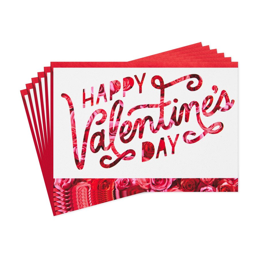 Hallmark Roses Valentine's Day Cards with Envelopes - S3, S1 - Shop ...