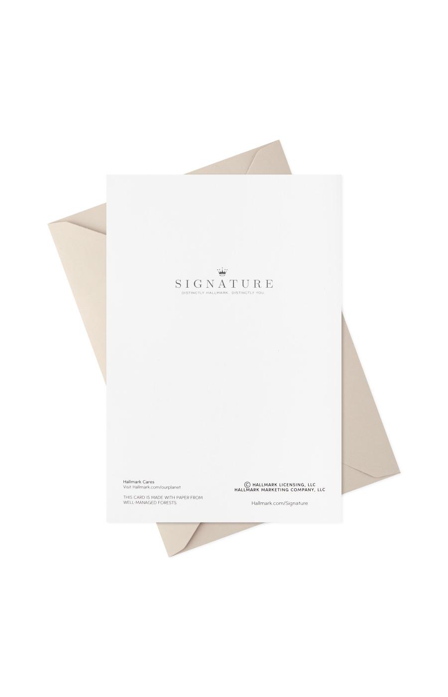 Hallmark Signature Forever Remembered Sympathy Card - E24 - Shop ...