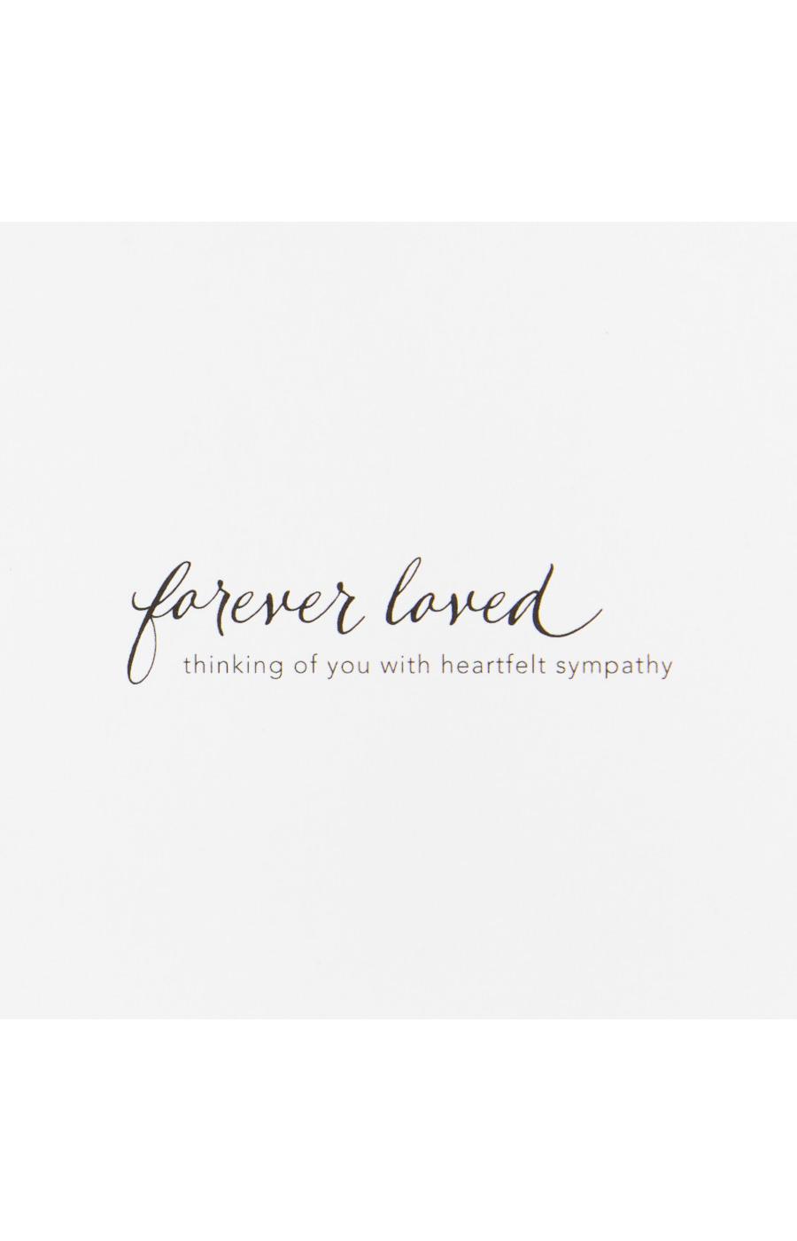 Hallmark Signature Forever Remembered Sympathy Card - E24 - Shop ...