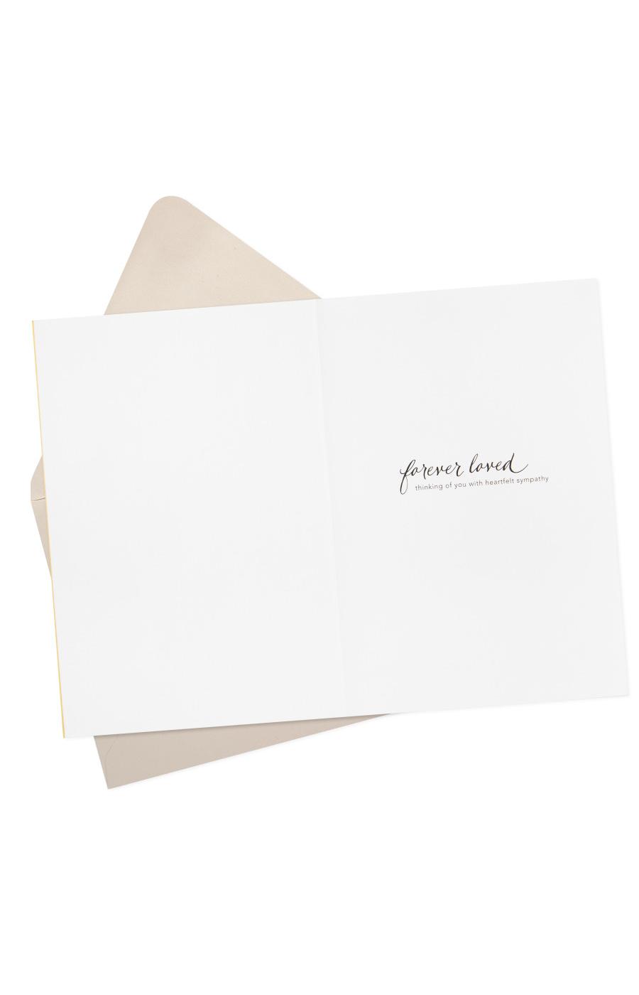 Hallmark Signature Forever Remembered Sympathy Card - E24 - Shop ...