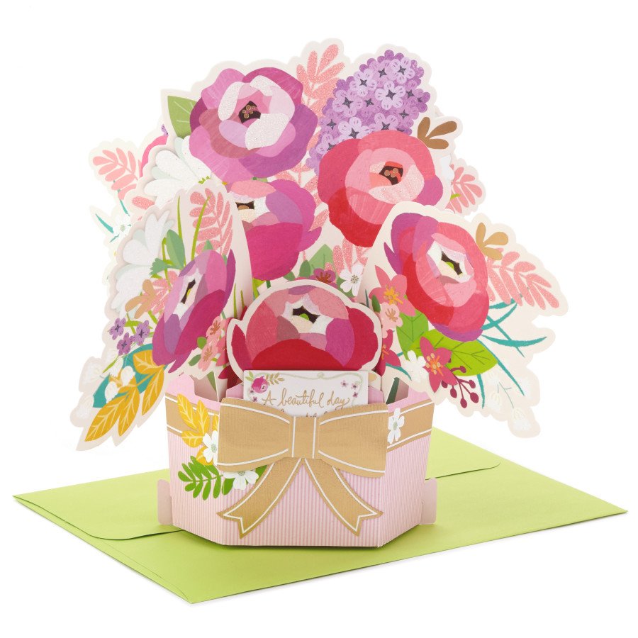 Hallmark Beautiful Day Paper Wonder Pop-Up 3D Birthday Card for Her ...