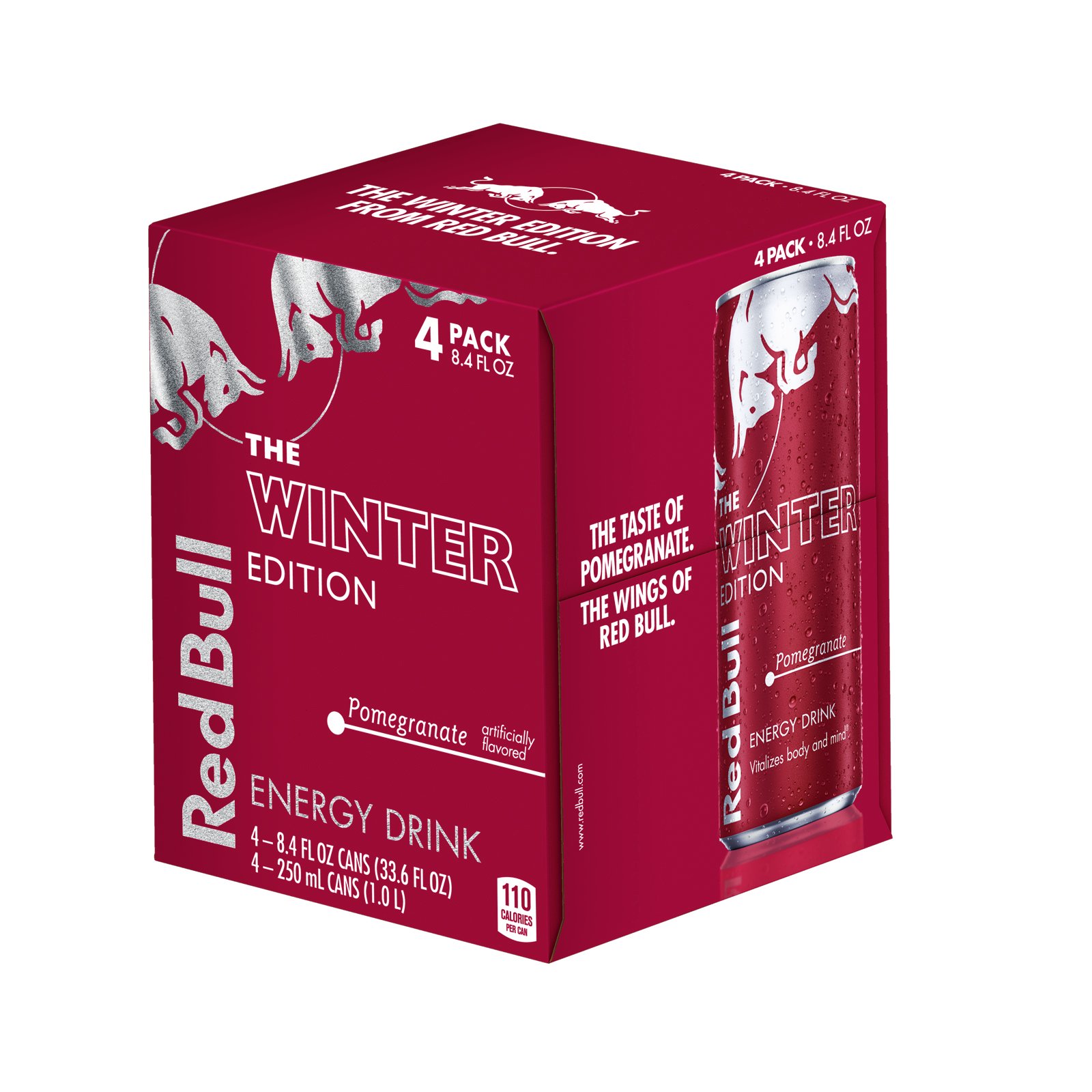 Red Bull The Winter Edition Pomegranate Energy Drink 8.4 oz Cans - Shop ...
