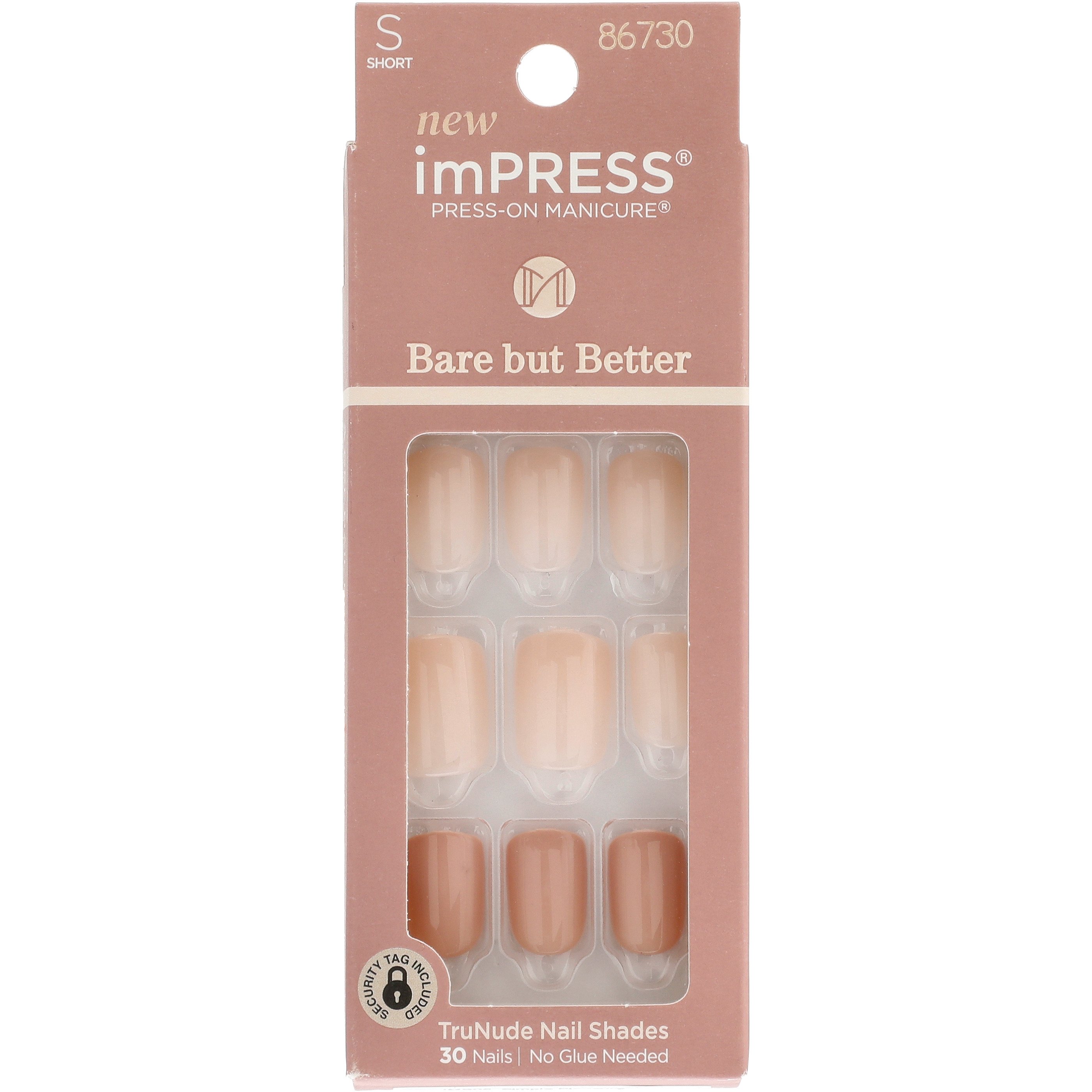 KISS ImPRESS Bare But Better Nails - Simple Pleasure - Shop Nail sets ...