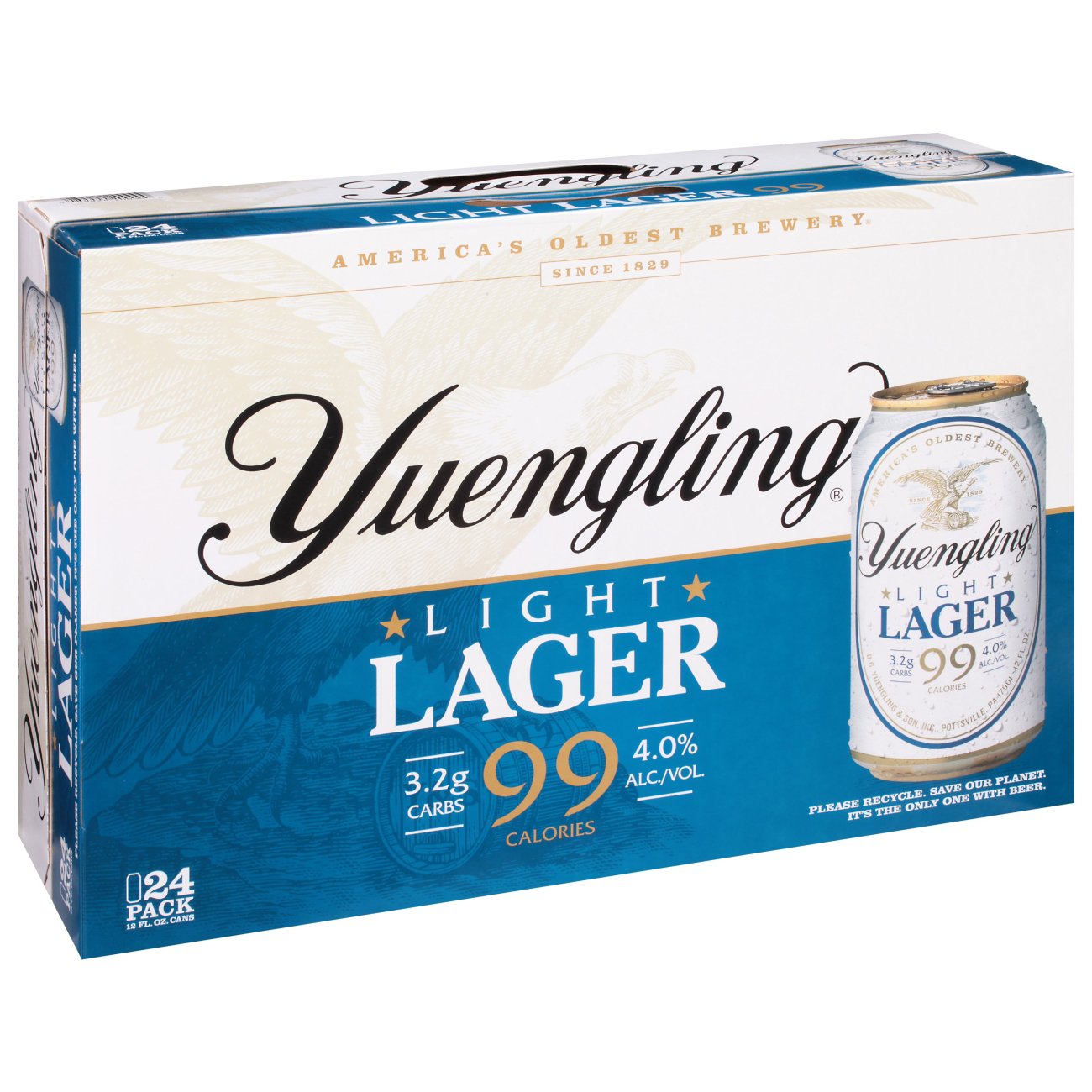 Yuengling Light Lager Beer 24 pk Cans - Shop Beer at H-E-B