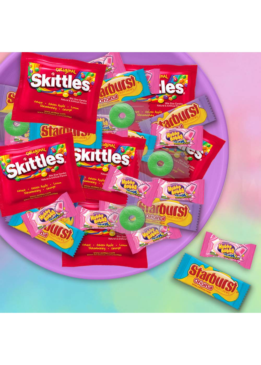 Skittles, Starburst, Life Savers & Hubba Bubba Assorted Easter Candy ...