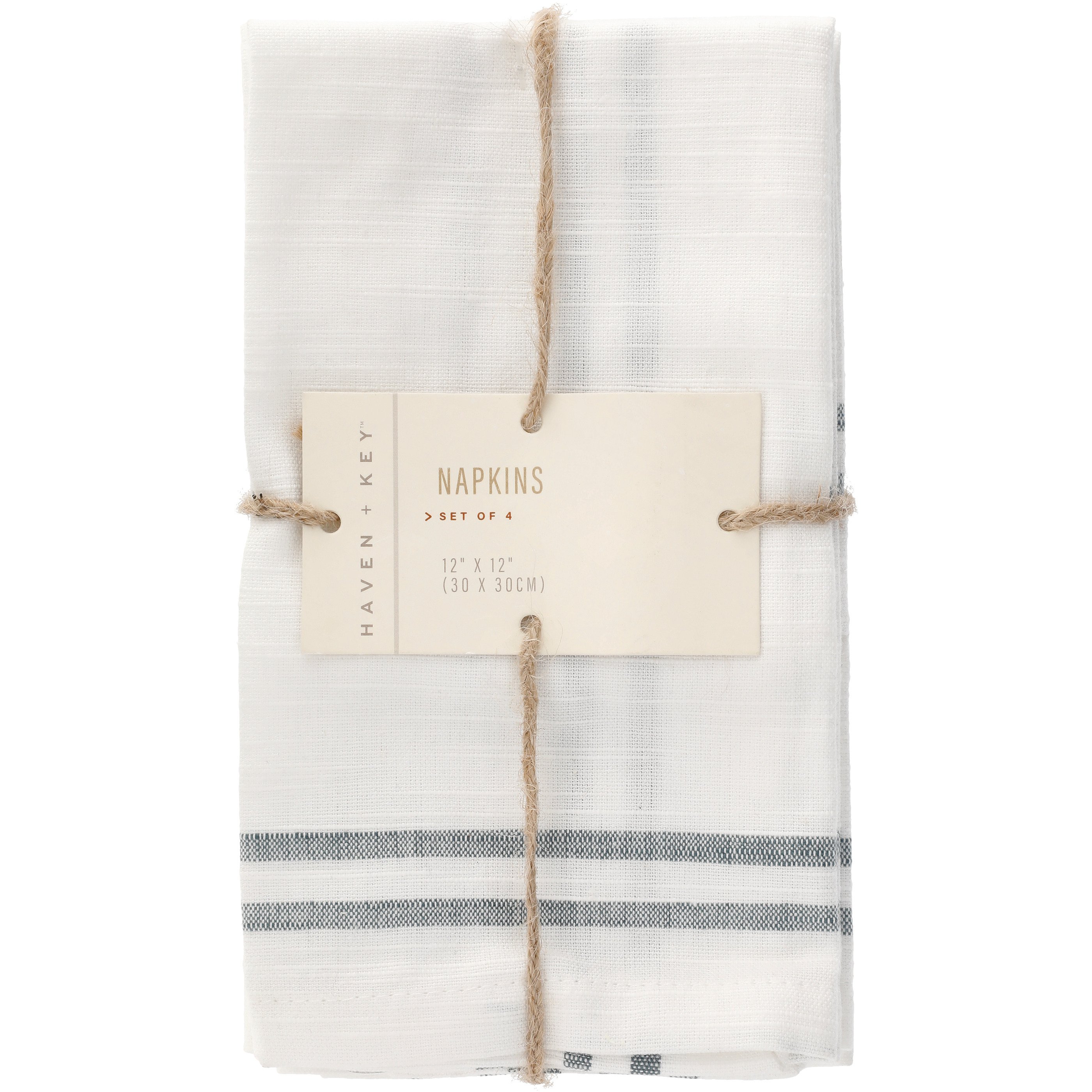Haven + Key Cotton Napkins – Blue Dust Stripes - Shop Kitchen linens at ...
