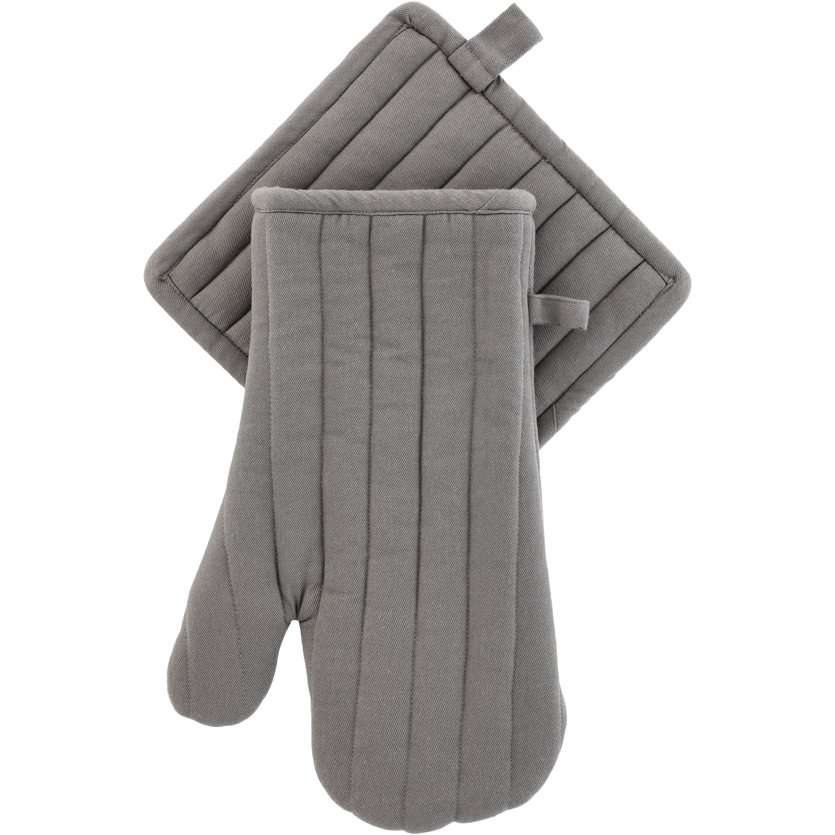 Haven + Key Oven Mitt & Potholder Set – Warm Gray - Shop Kitchen linens ...